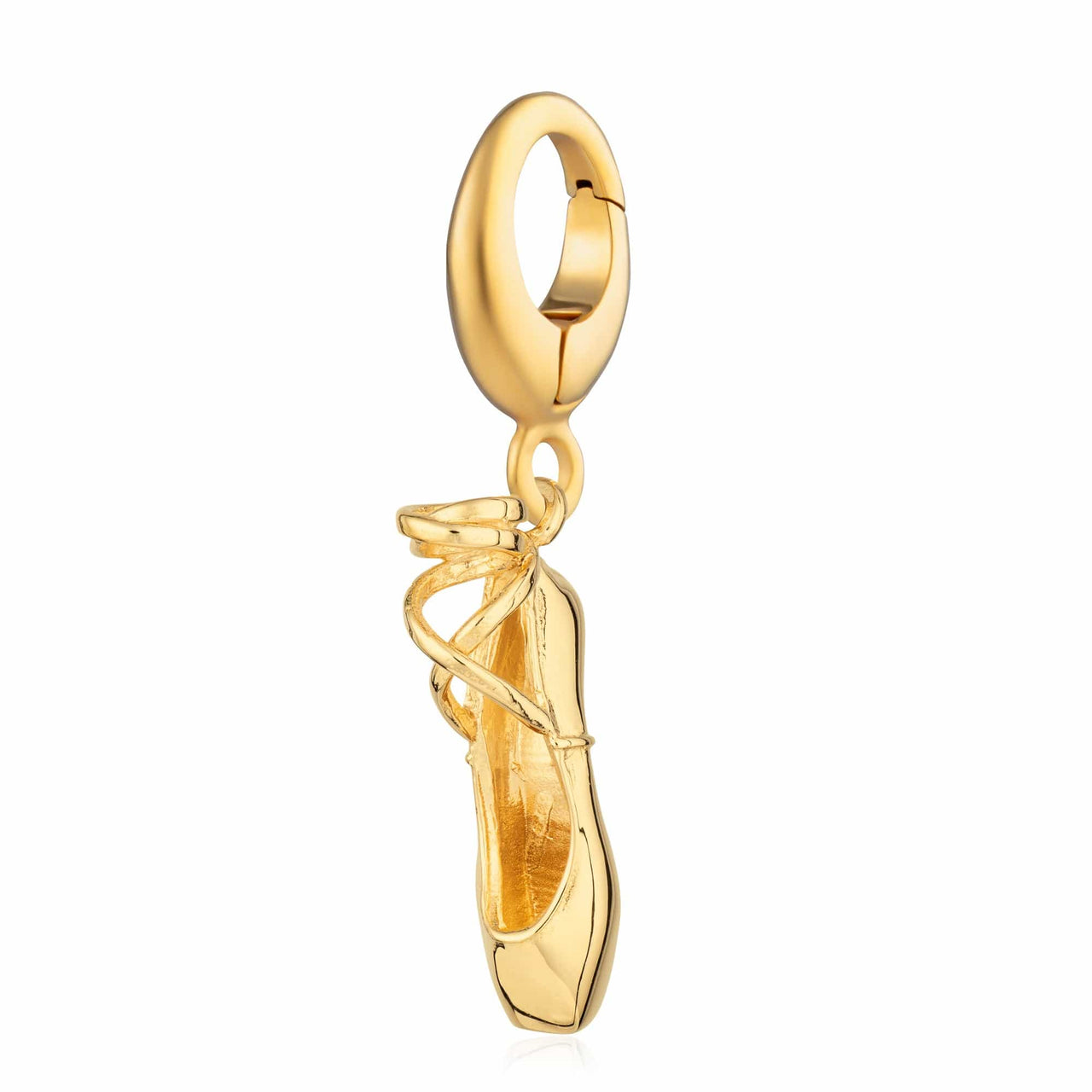 Gold Pointe Ballet Shoe Charm – Lily Charmed