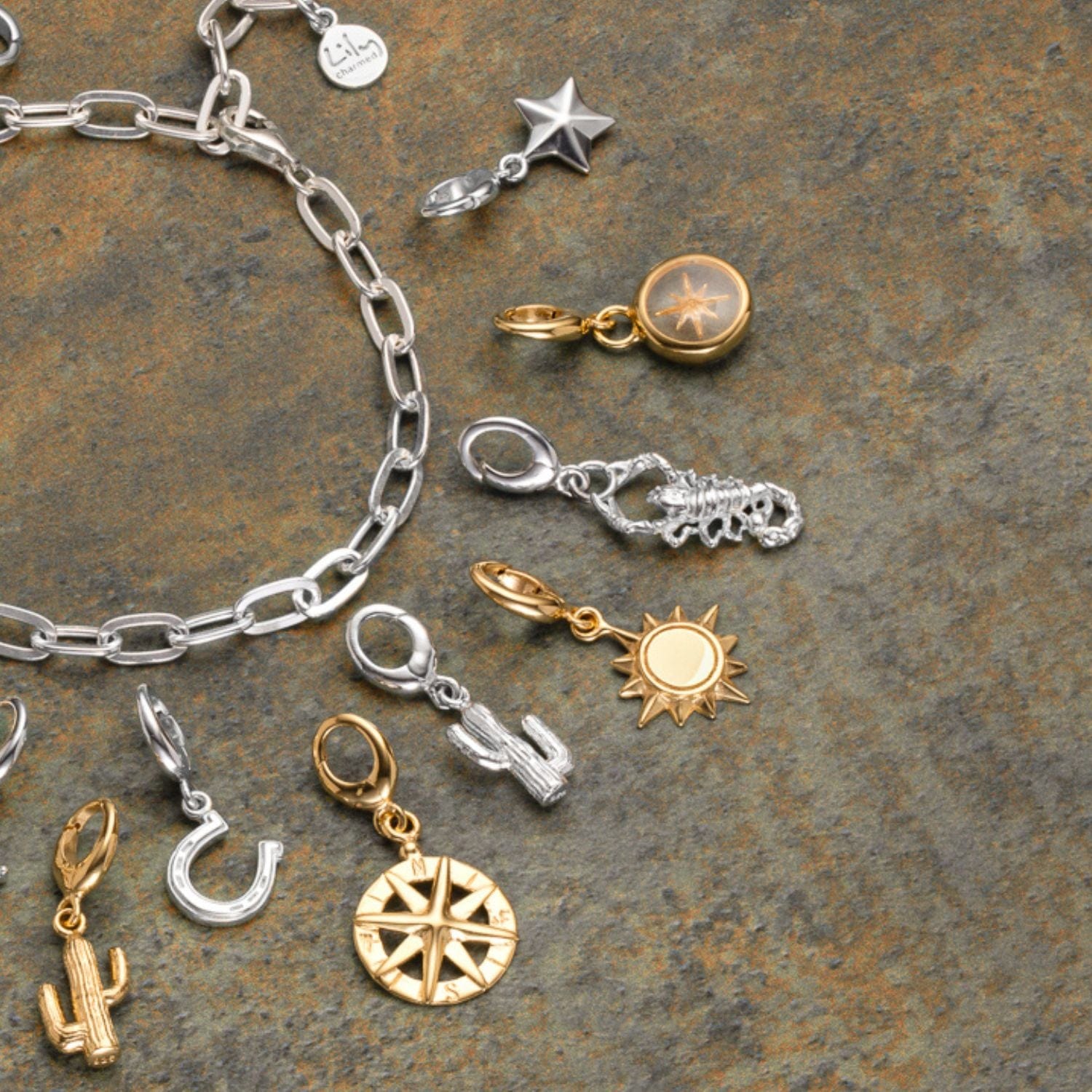 Silver Teapot Charm | Lily Charmed