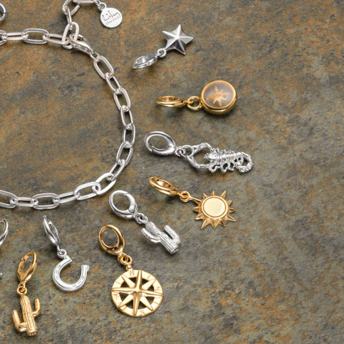 Silver Bourbon Biscuit Charm | Biscuit Charms | Lily Charmed